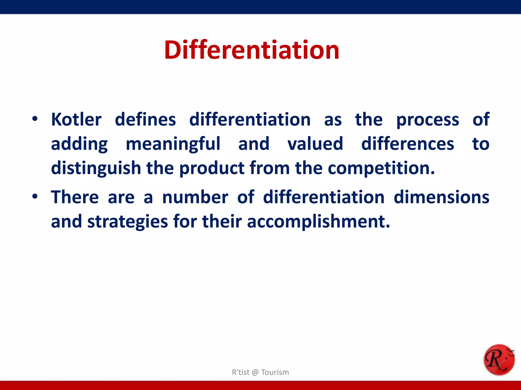 Differentiation and Positioning | PPTX