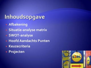 Online Marketingplan Lidl | PPT