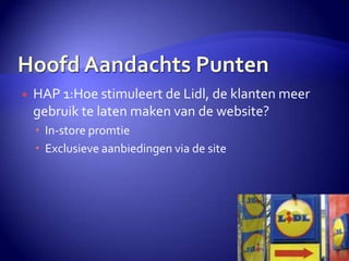Online Marketingplan Lidl | PPTX