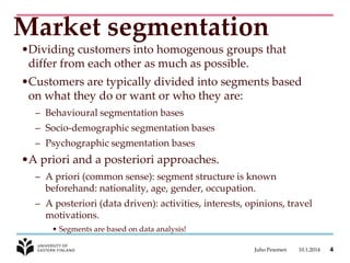 Online market segmentation | PPT