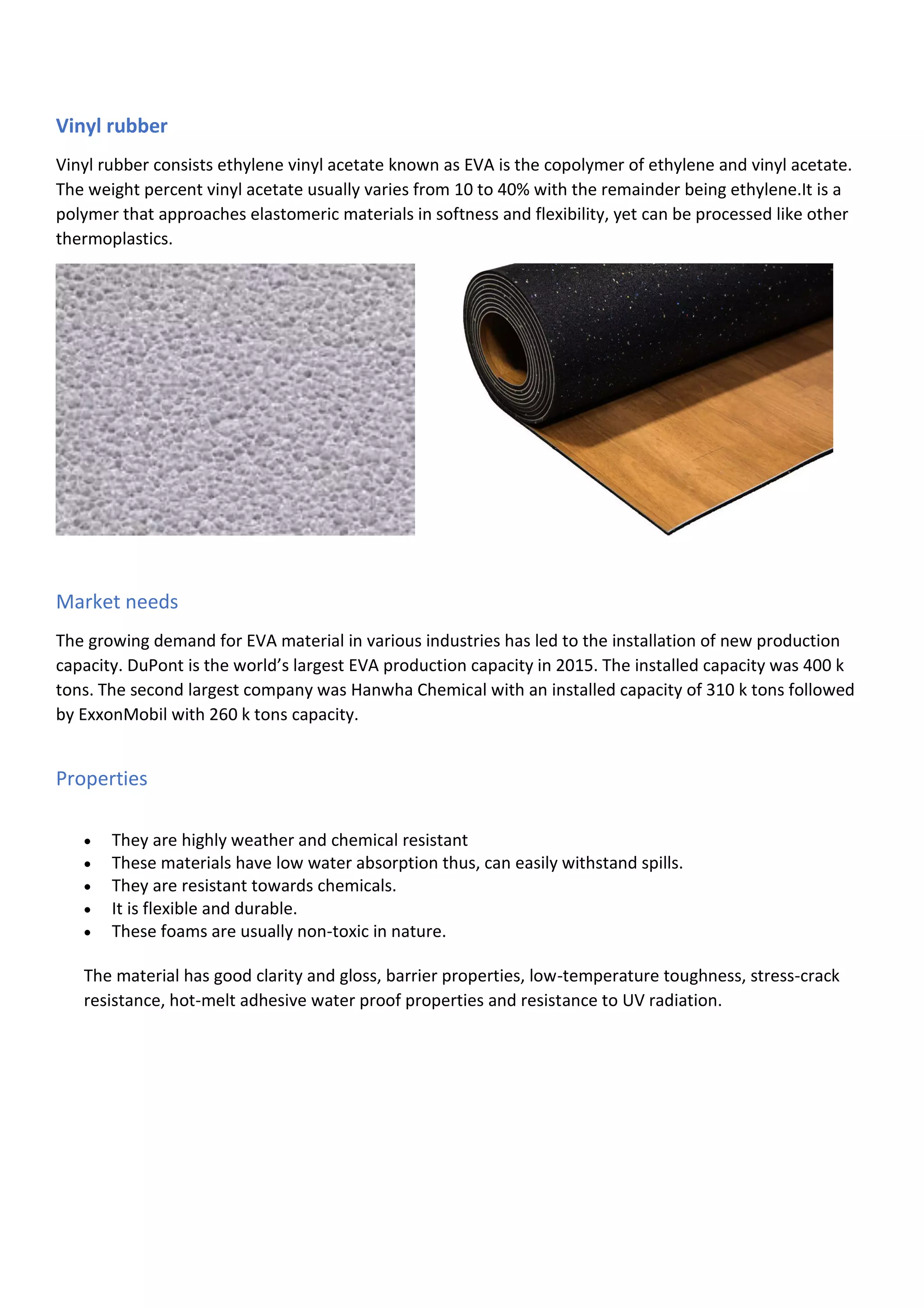 Rubber and Sealants | PDF