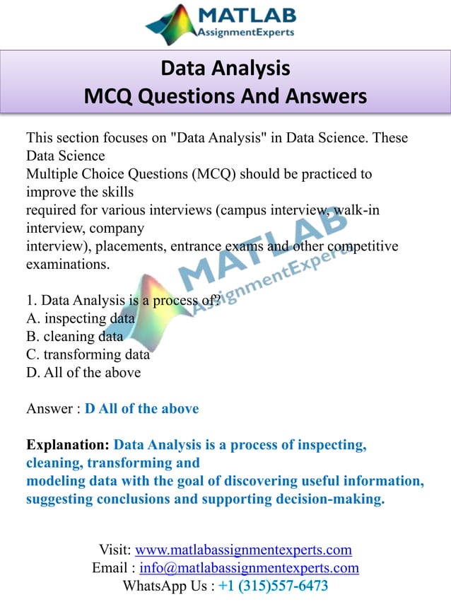 Online Matlab Assignment Help | PDF