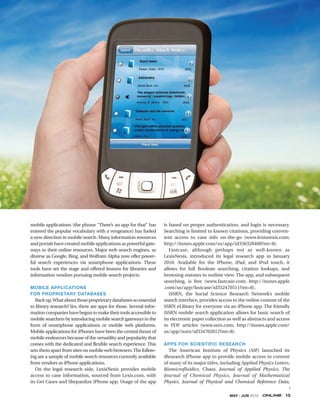 Mobile devices for research | PDF