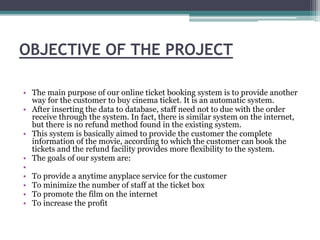 Online movie ticket booking system | PPTX