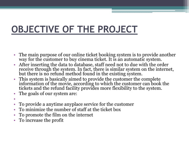 Online movie ticket booking system | PPTX