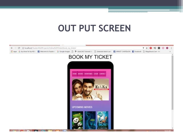 Online movie ticket booking system | PPTX
