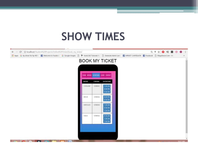 Online movie ticket booking system | PPTX