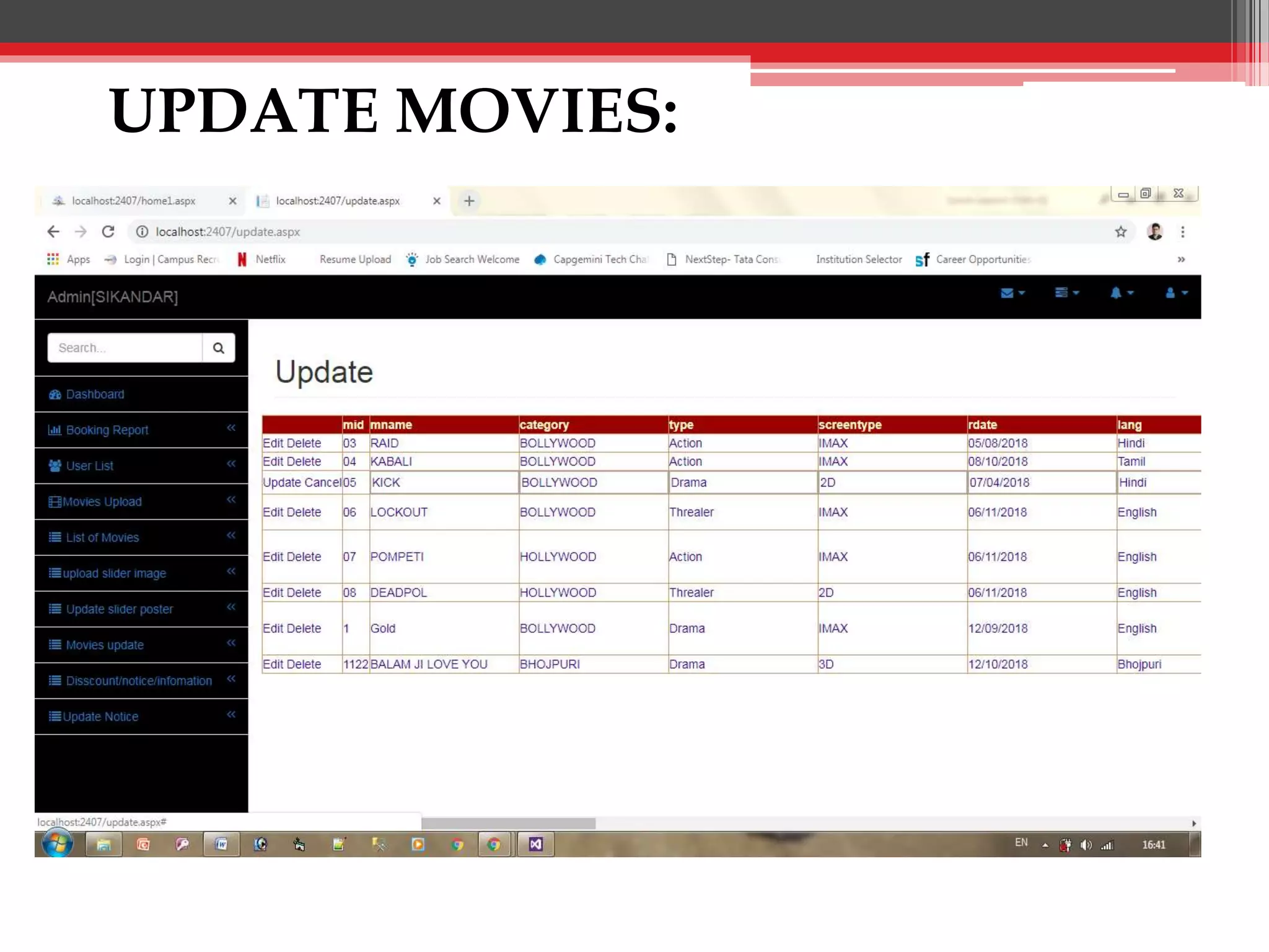 Online movie ticket booking system | PPTX
