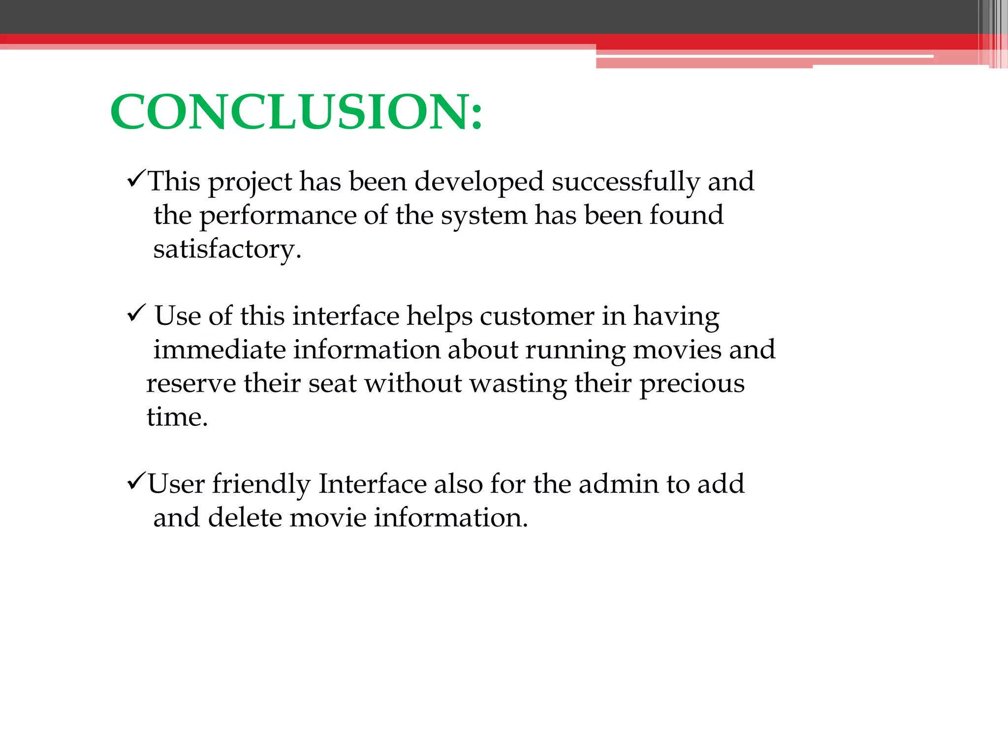 Online movie ticket booking system | PPTX