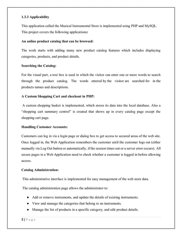 online musical instrumental store management system project report.pdf