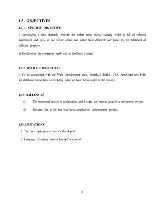 Online News Portal System | PDF