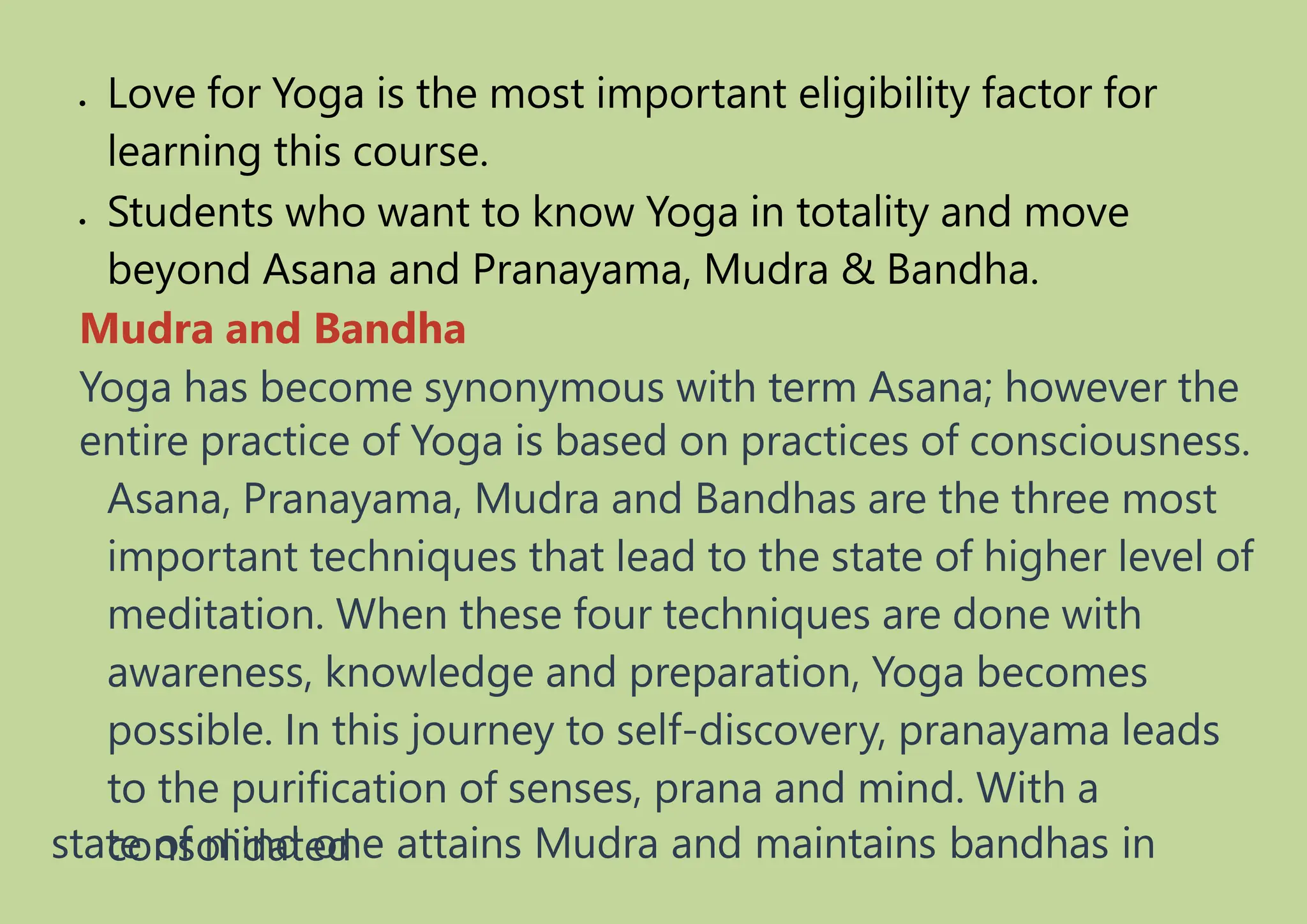 Pranayama, Mudra, Bandha & Meditation Certificate Course.pptxv.pptx | Hinduism | Religion ...