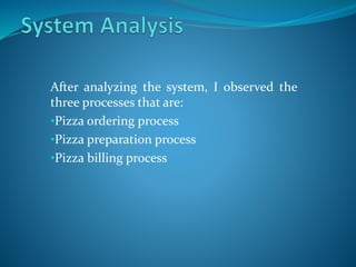 Online ordering system pizza hut multan | PPTX