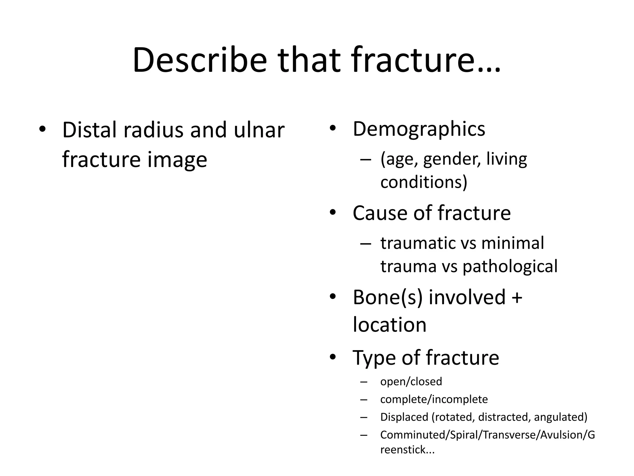 Orthopaedics 101 | PPTX
