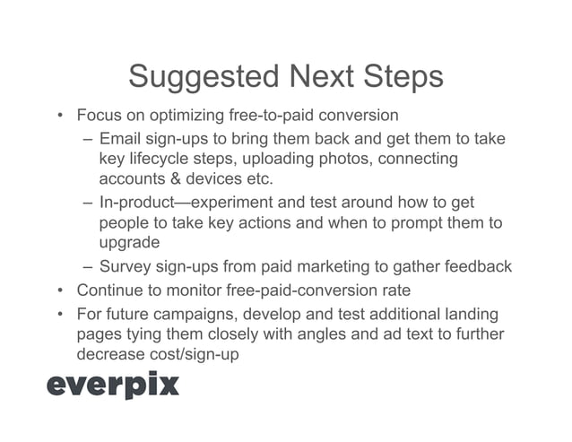 Customer Acquisition - Everpix | PPT