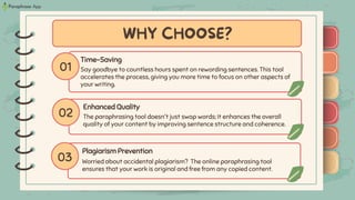 Online Paraphrasing Tool For Content Writers.pptx