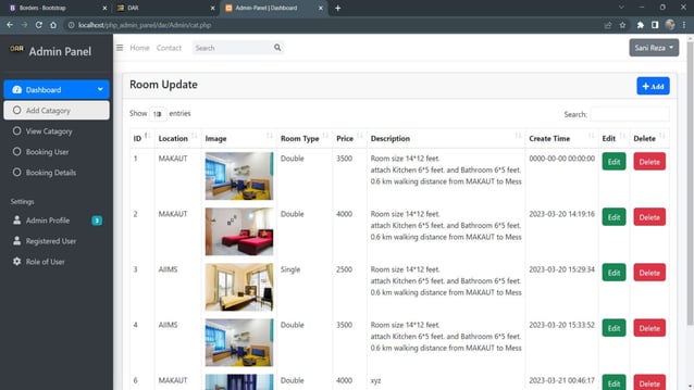 Online PG or Mess Booking System | PPTX