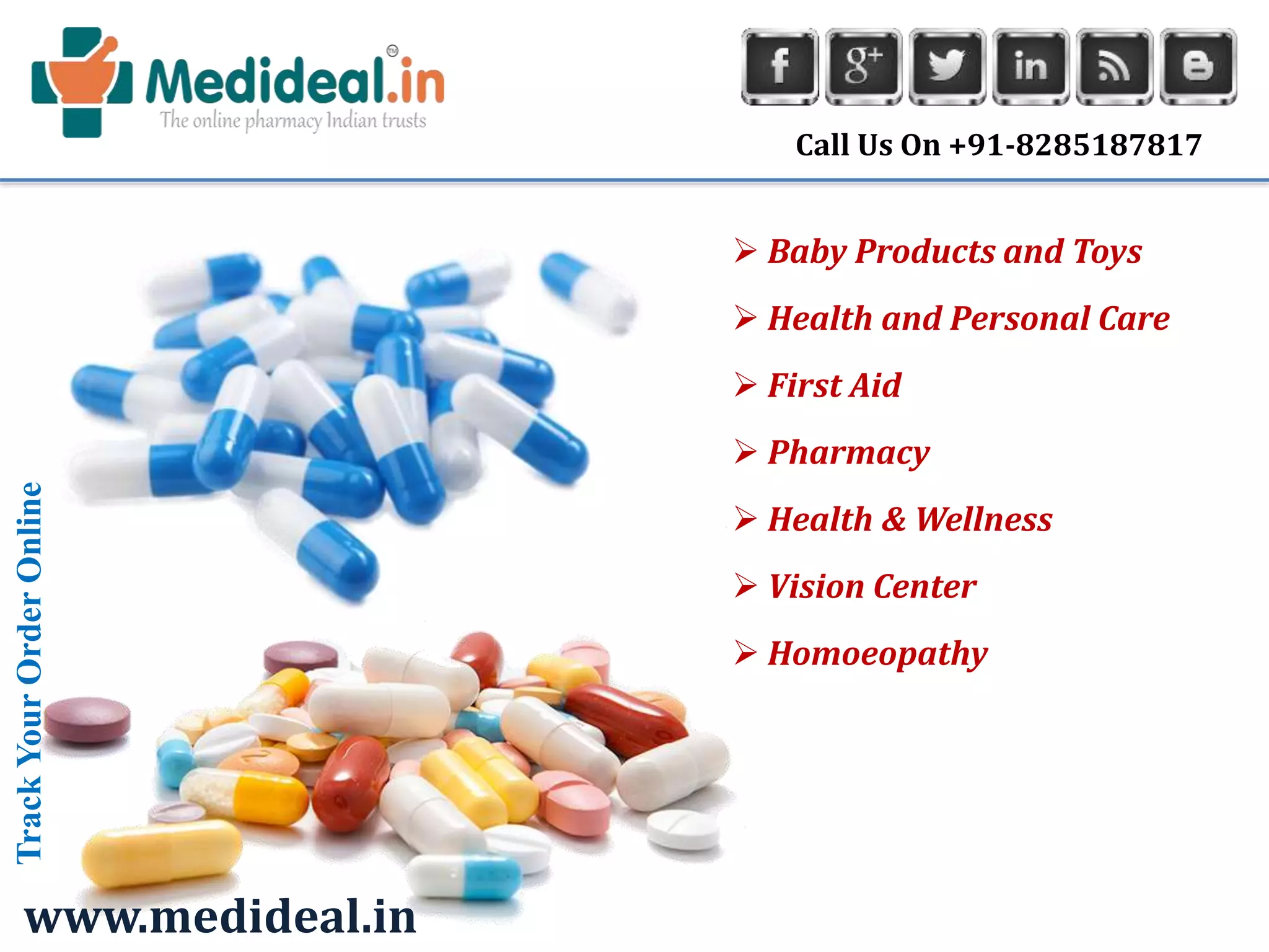 Online pharmacy and medicine store india | PPTX