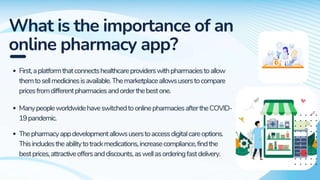 Online Pharmacy App Development Key Features to Make You Stand Out from ...