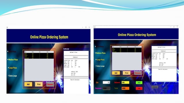 Online Pizza Ordering System using Java.pptx | Food Industry | Industries