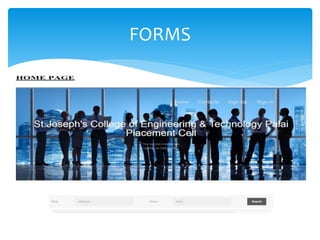 Online placement cell ppt-TvC | PPTX