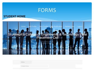 Online placement cell ppt-TvC | PPTX