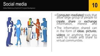 Online platforms for ICT Content Development | PPTX