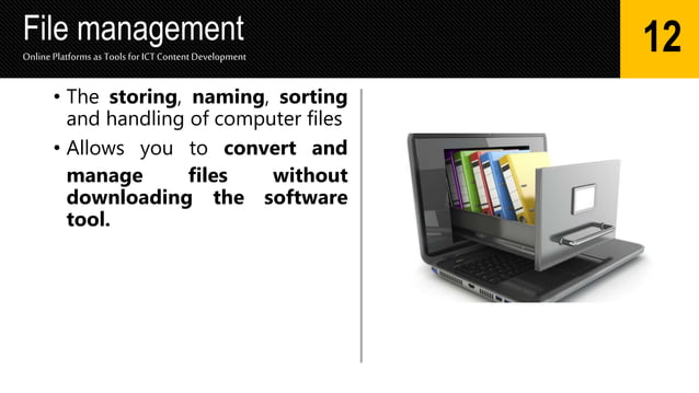 Online platforms for ICT Content Development | PPTX | Web Design and ...