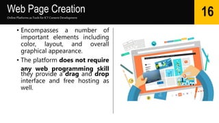 Online platforms for ICT Content Development | PPTX