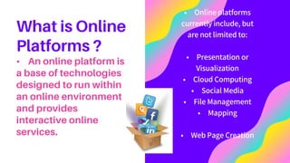 ONLINE PLATFORMS AS TOOLS | PDF