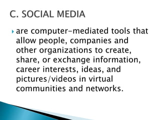 Online platforms for ict content development | PPTX