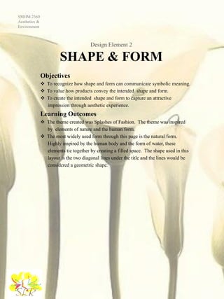 Aesthetic Project | PDF