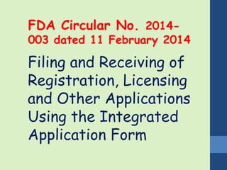 Online Application | PPT