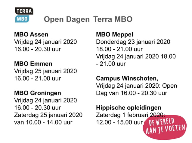 Presentatie Terra mbo 2020-2021 | PPT