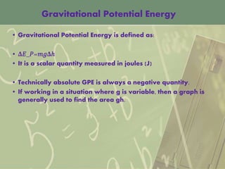 Mechanics (work, energy and power) | PPTX