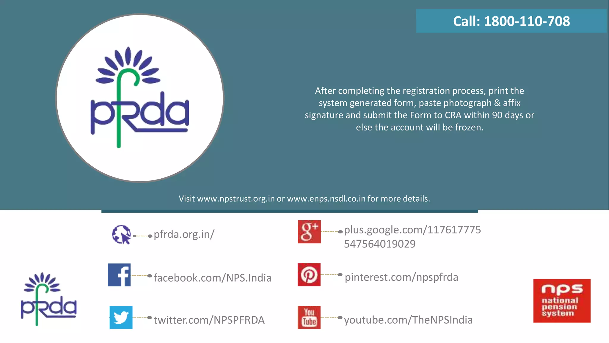 Opening an NPS Account using PAN via eNPS | PPTX