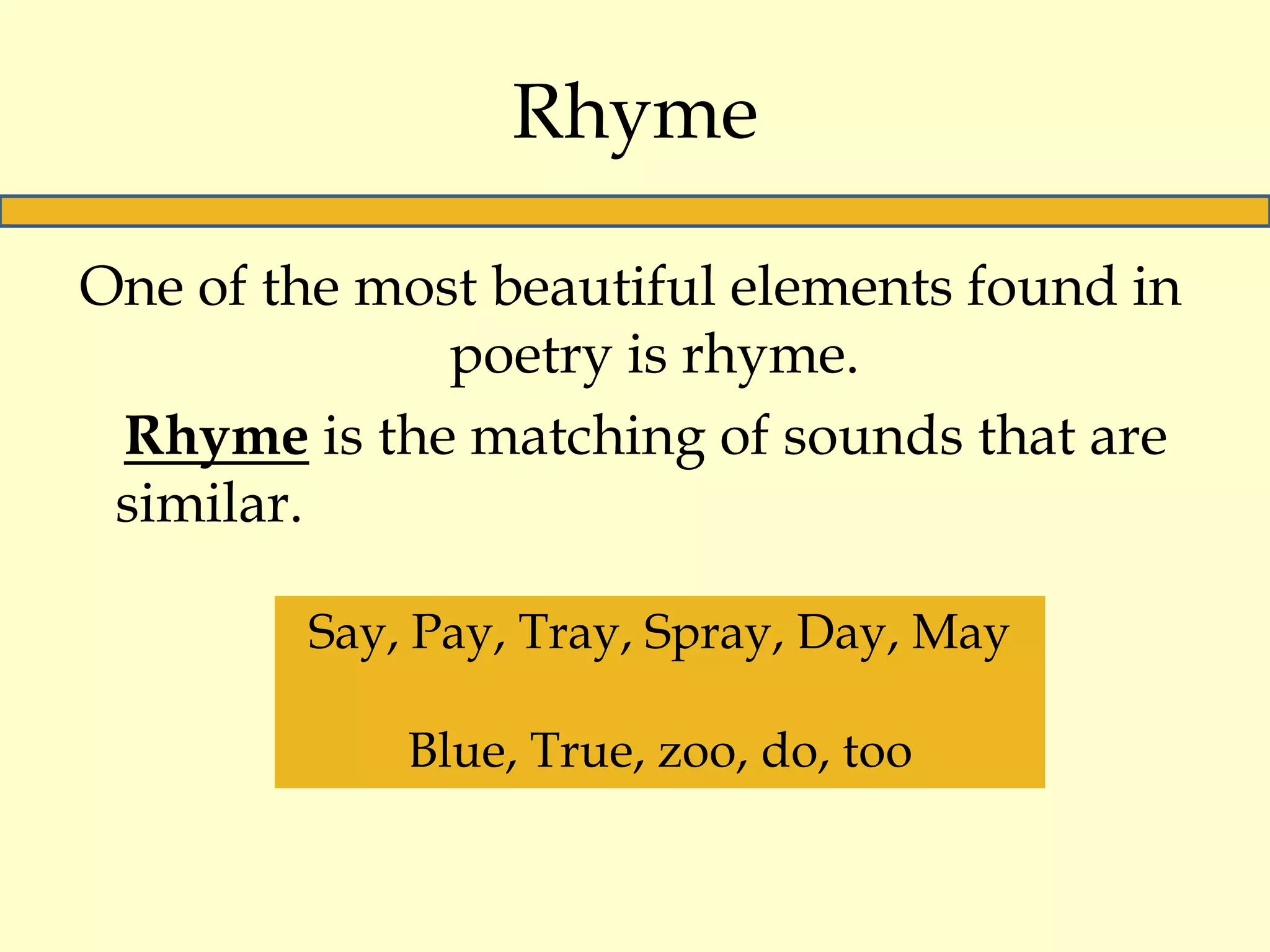 Introduction to poetry | PPTX