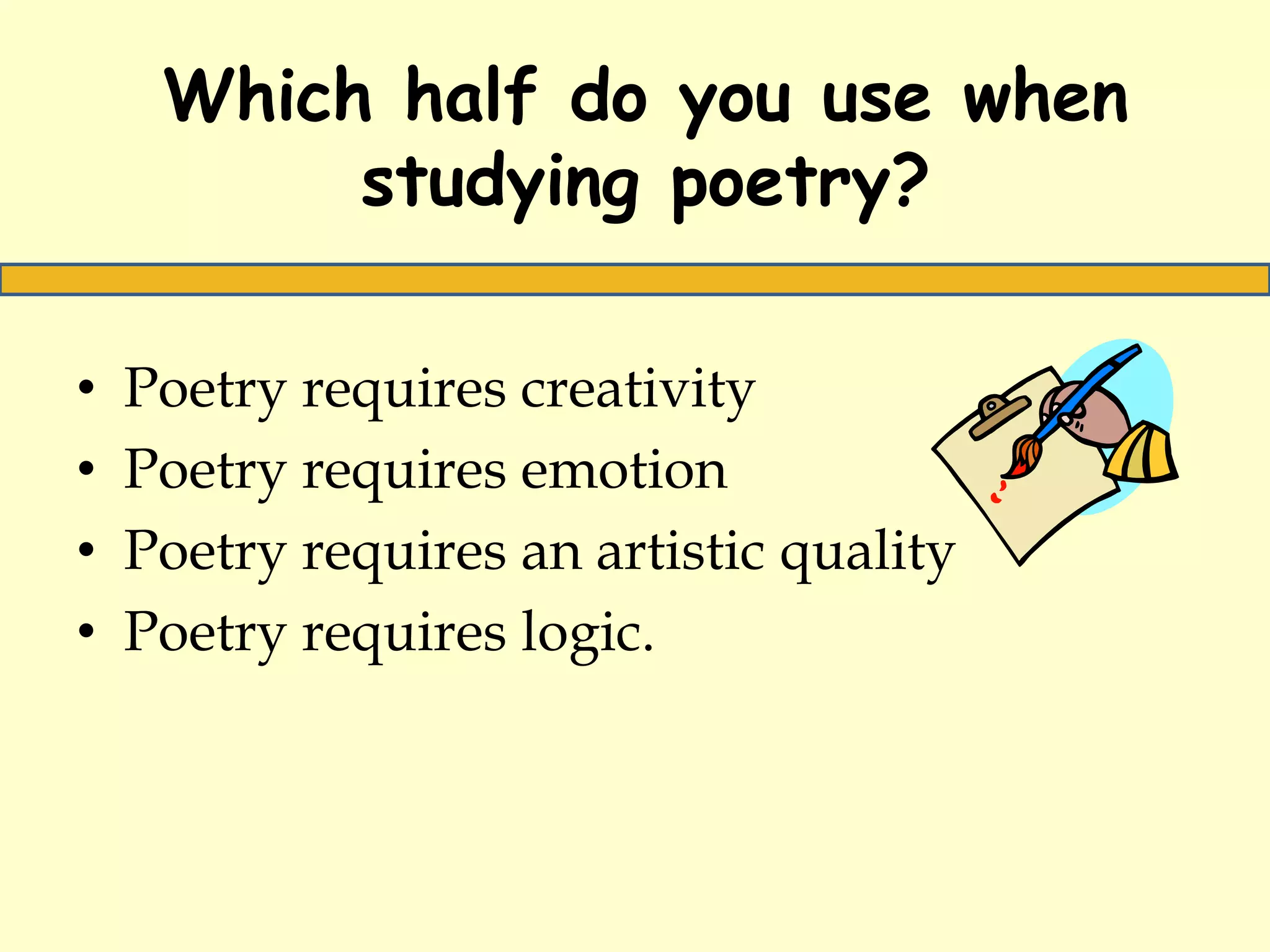 Introduction to poetry | PPTX