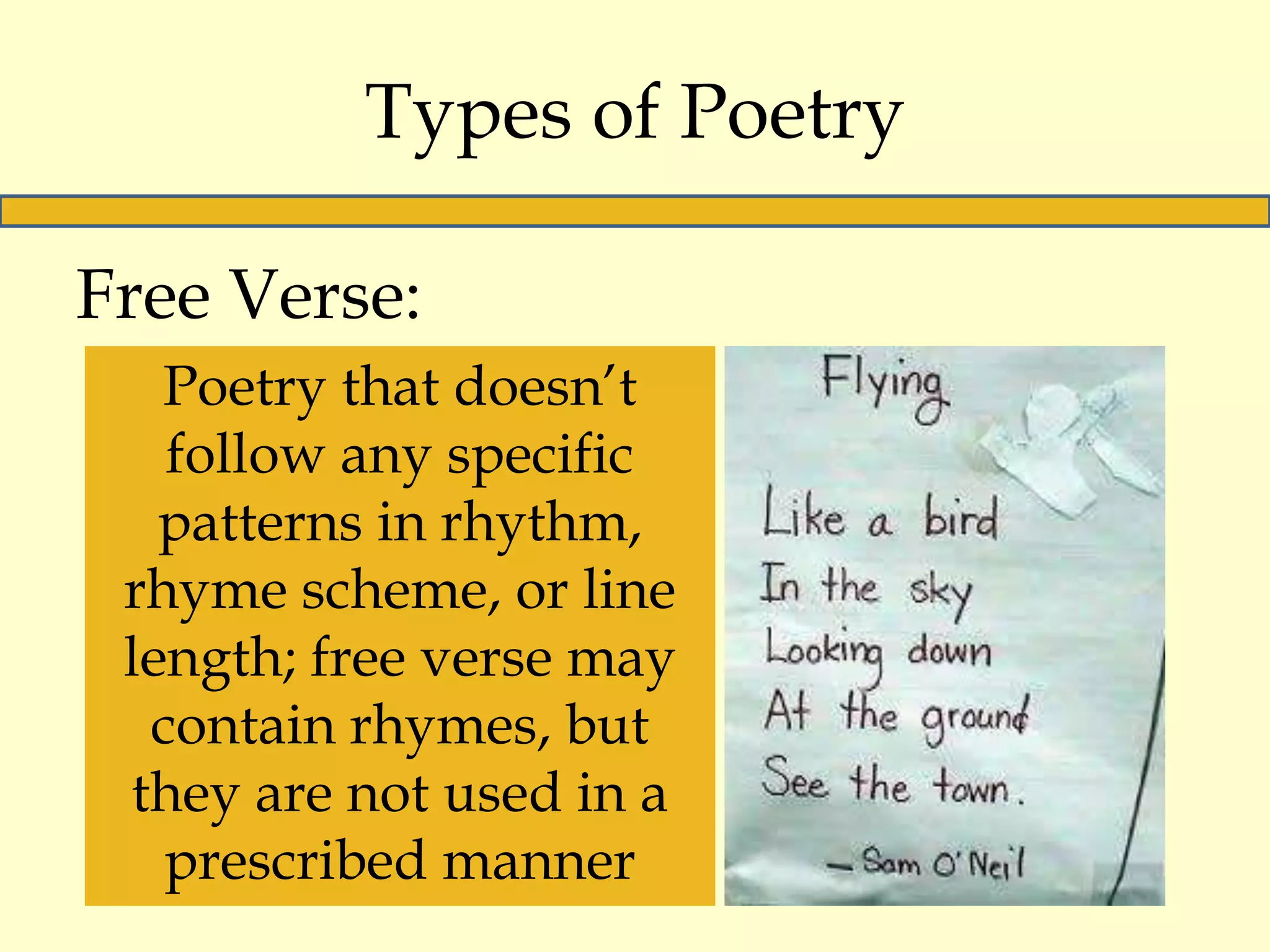 Introduction to poetry | PPTX