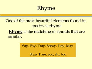 Introduction to poetry | PPTX