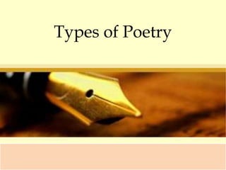 Introduction to poetry | PPTX