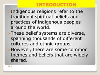 ONLINE PRESENTATION ON KEY BELIEFS IN INDIGENOUS RELIGION BY MUKITWA M ...