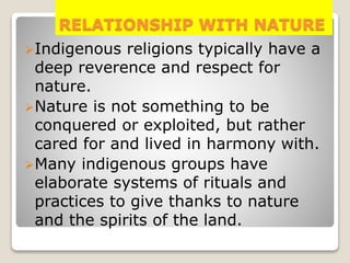 ONLINE PRESENTATION ON KEY BELIEFS IN INDIGENOUS RELIGION BY MUKITWA M ...