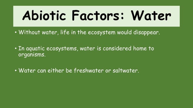 Ecosystems Module 1: Abiotic & Biotic Factors | PPTX
