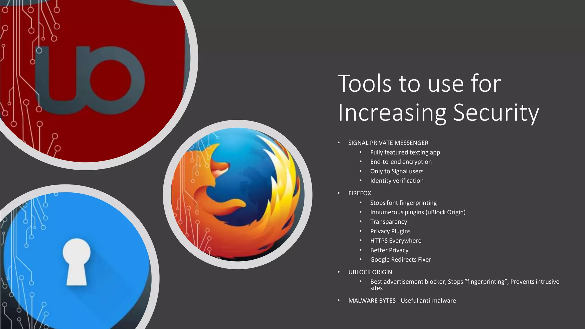 Online privacy & security | PPTX