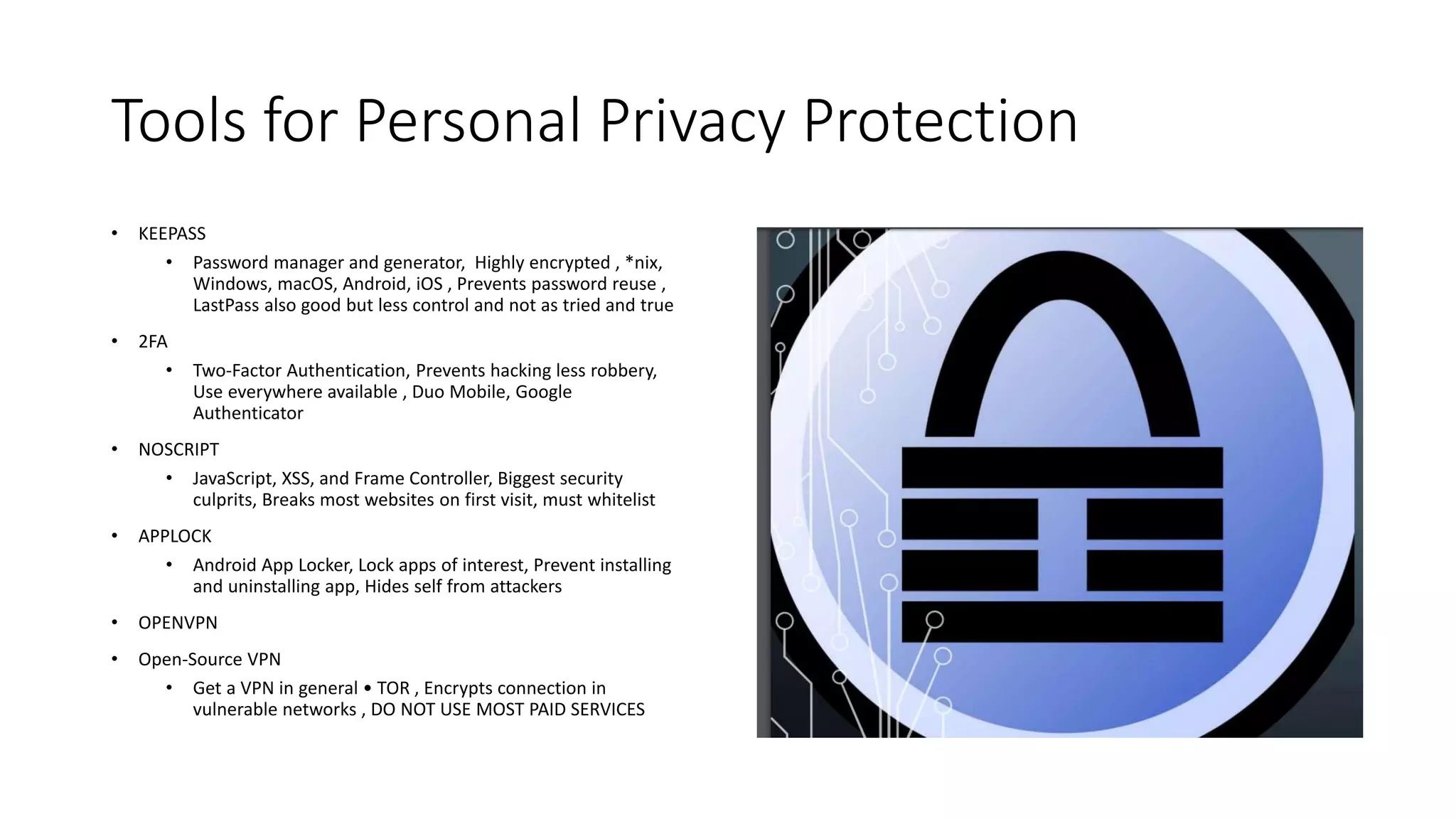 Online privacy & security | PPTX