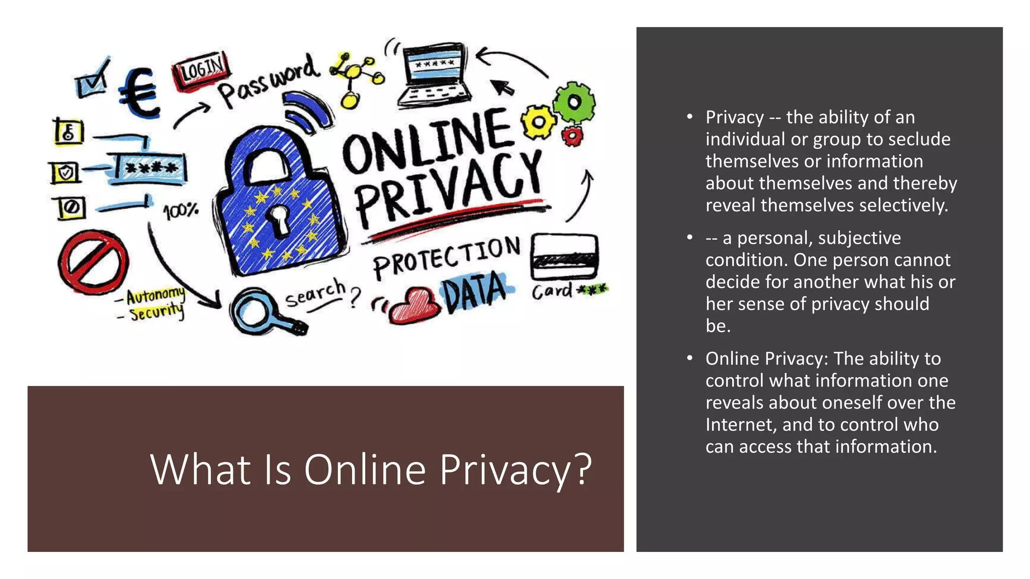 Online privacy & security | PPTX
