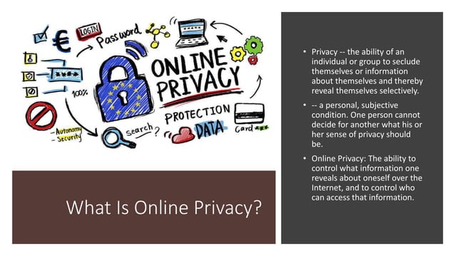 Online Privacy Security Pptx Internet For Beginners Internet