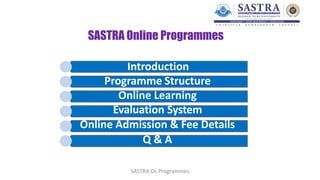 Online Programmes | PPTX