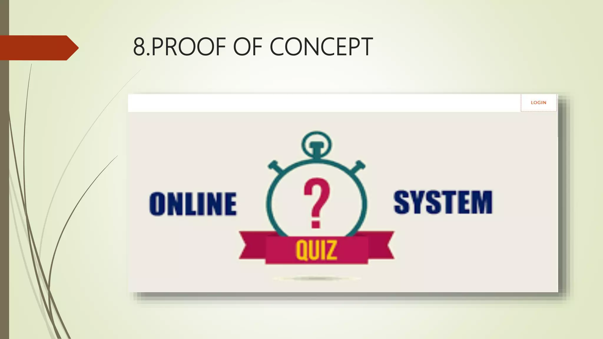 Online quiz system | PPTX | Databases | Computer Software and Applications